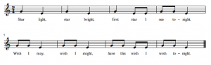 Star Light, Star Bright – Part 1 – Sing Solfa